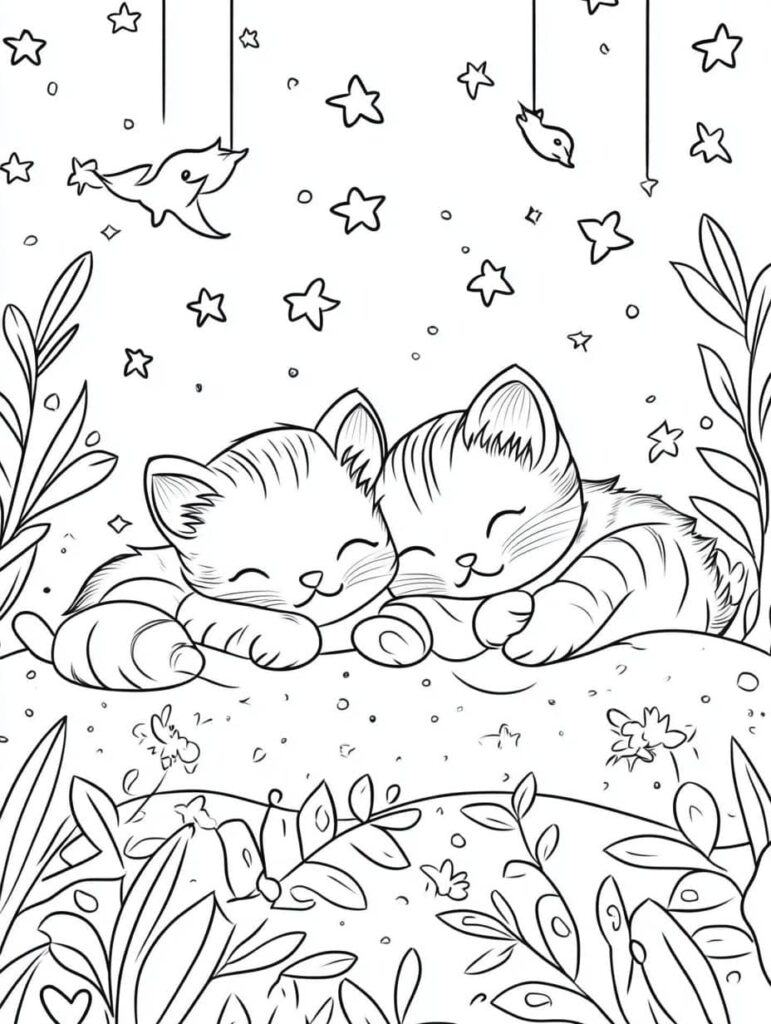 Coloriage Chat pour Éveiller Votre Créativité - Coloriageenfants.com