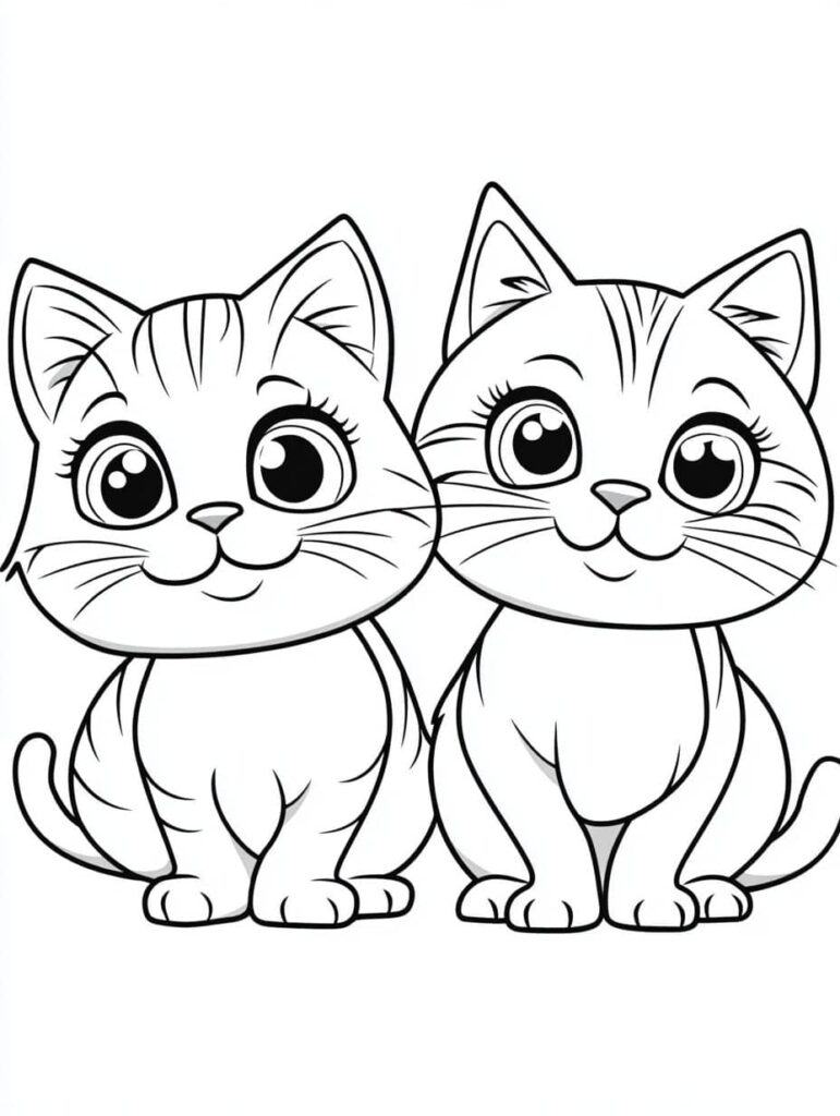 Coloriage Chat pour Éveiller Votre Créativité - Coloriageenfants.com