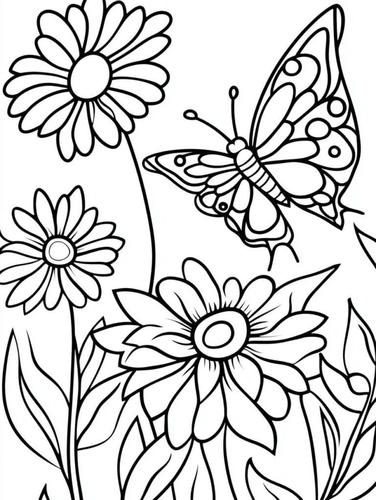 Découvrez le Coloriage Fleur apaisant - Coloriageenfants.com