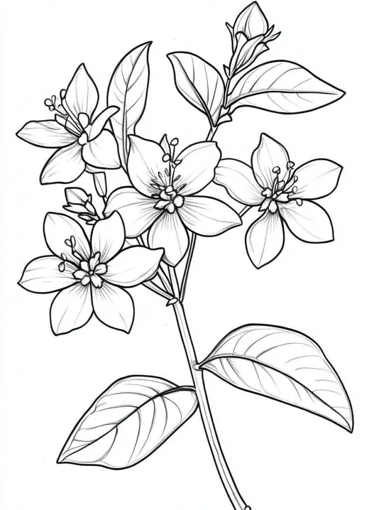 Créez des œuvres d’art avec le Coloriage Jasmine - Coloriageenfants.com