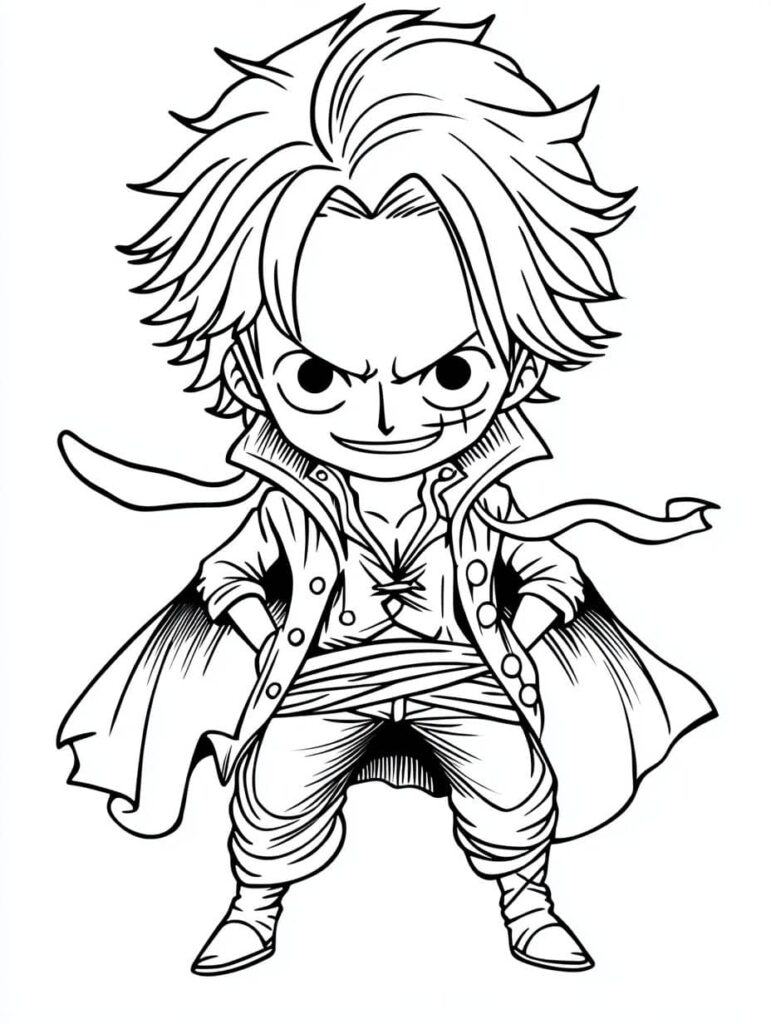 Discover the fascinating One Piece Coloring Page - Coloriageenfants.com