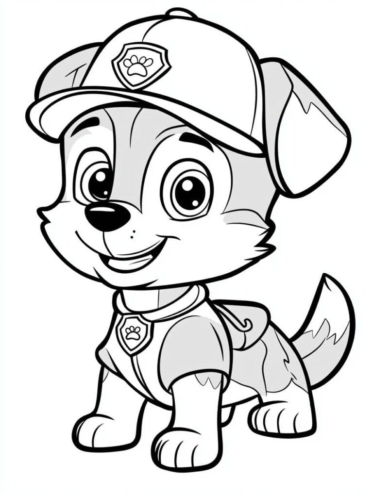 Explorez le monde coloré du Coloriage Pat Patrouille - Coloriageenfants.com