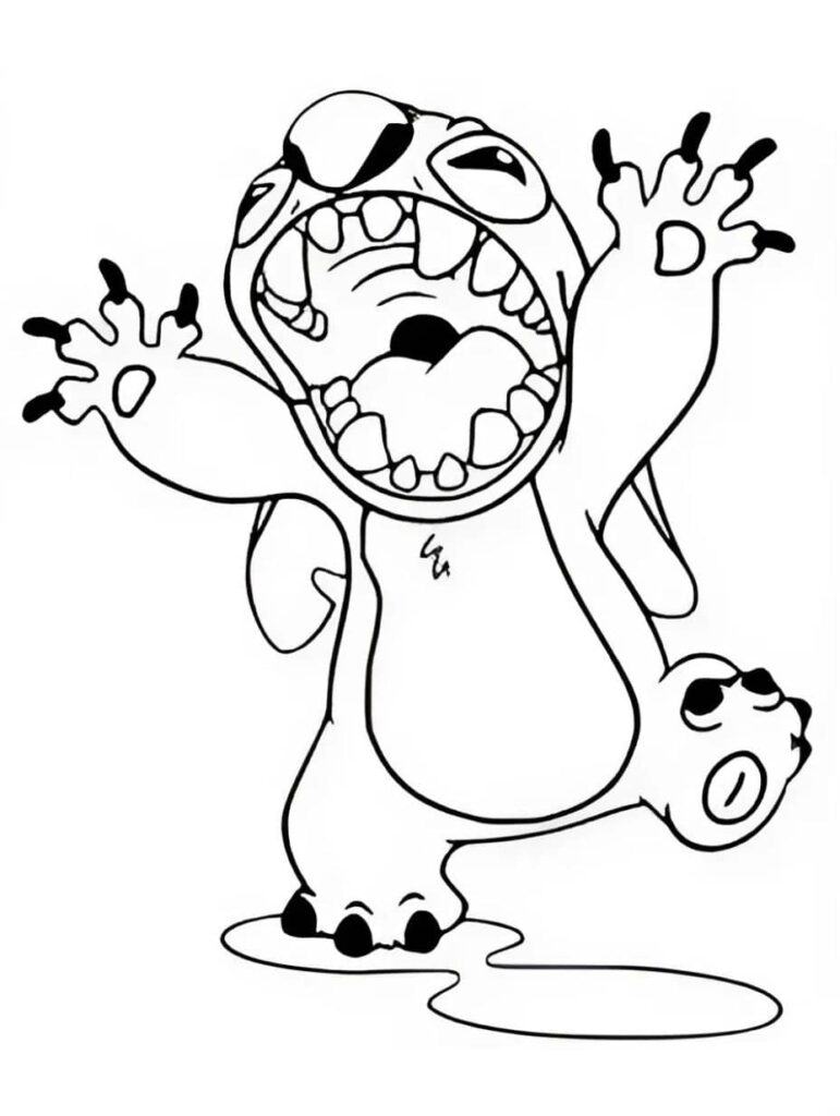 Stitch-Malvorlagen für alle Disney-Fans - Coloriageenfants.com