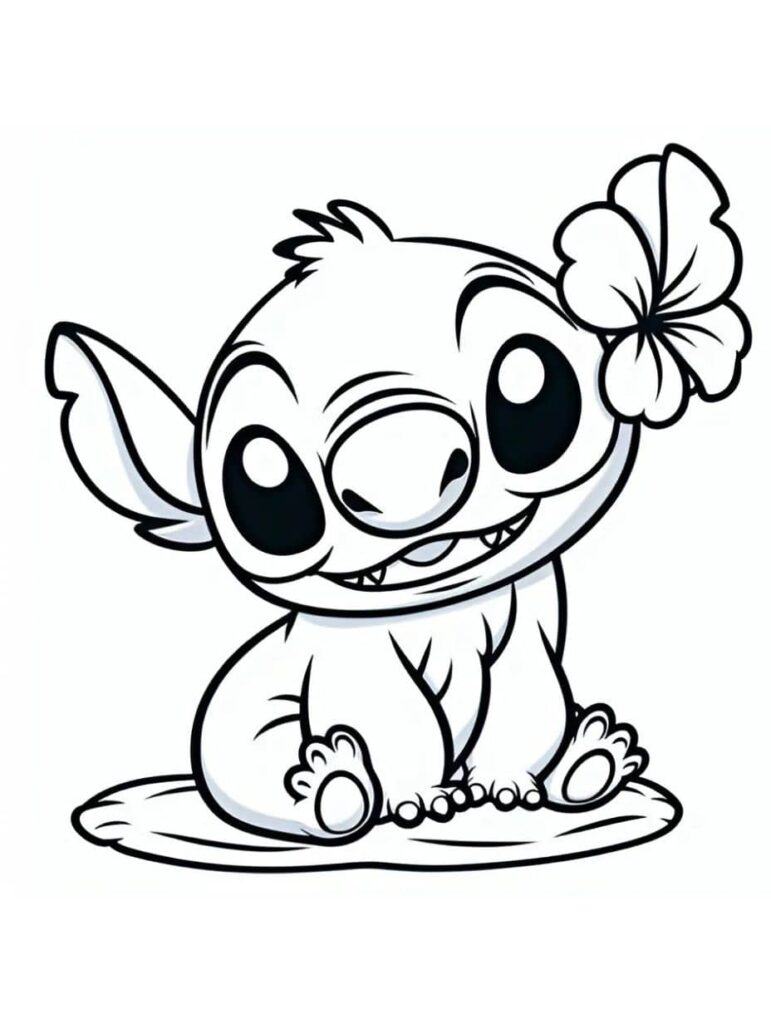 Stitch-Malvorlagen für alle Disney-Fans - Coloriageenfants.com