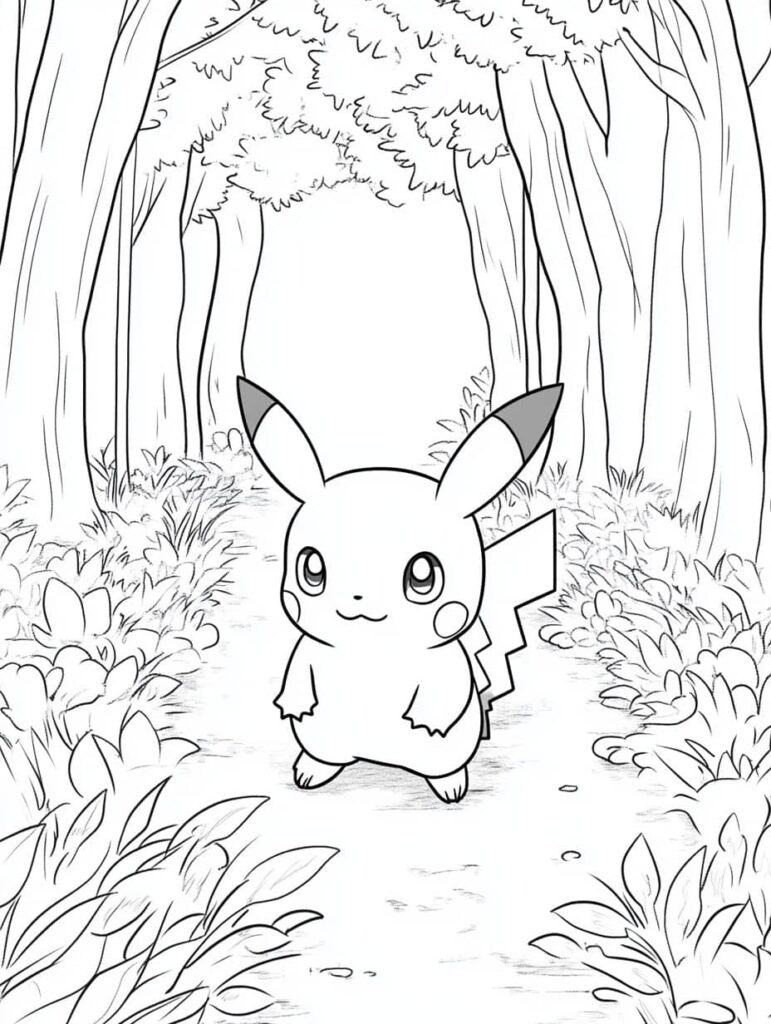 Explorez l'univers magique du Coloriage Pokémon - Coloriageenfants.com