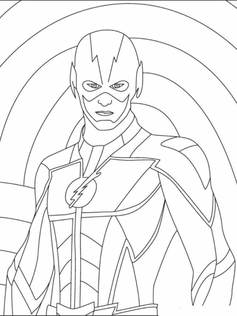 Coloriage Flash à Découvrir - Coloriageenfants.com