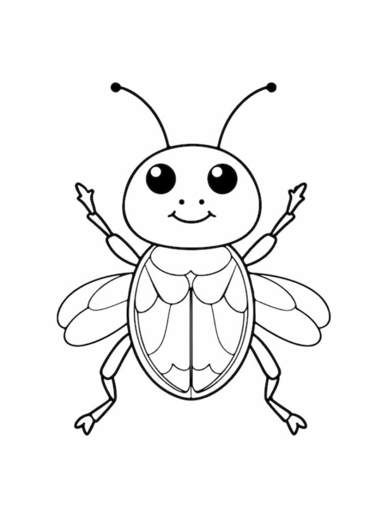 Coloriage Insecte en Folie - Coloriageenfants.com