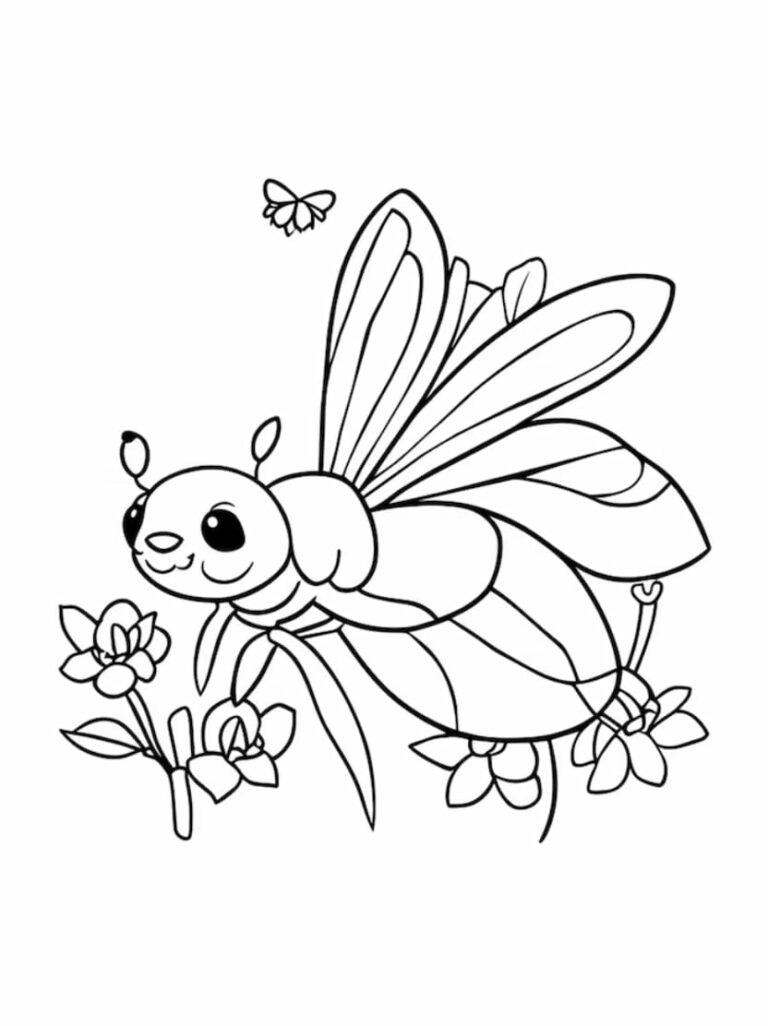 Coloriage Insecte en Folie - Coloriageenfants.com