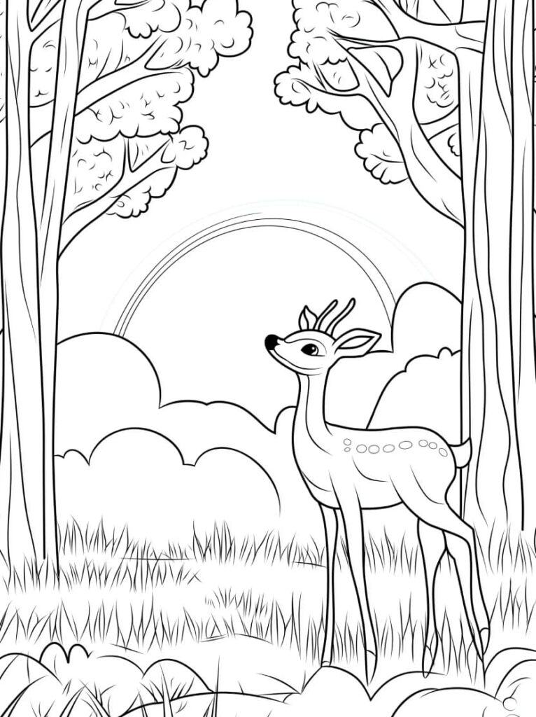 Dibujos para colorear de la jungla con animales exóticos - Coloriageenfants.com