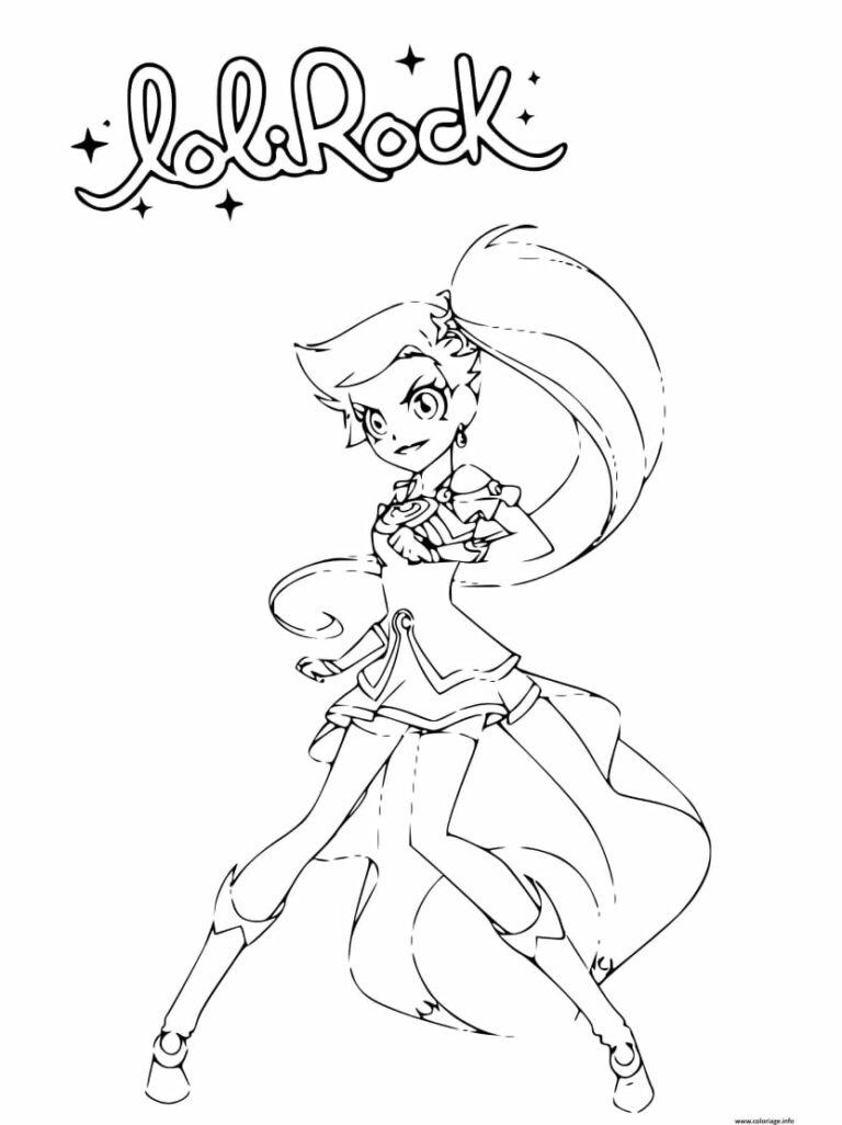 LoliRock Fun Coloring Pages - Coloriageenfants.com