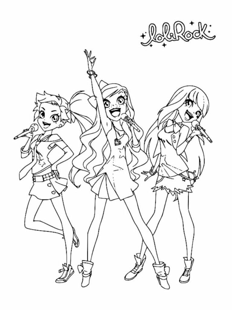 LoliRock Fun Coloring Pages - Coloriageenfants.com