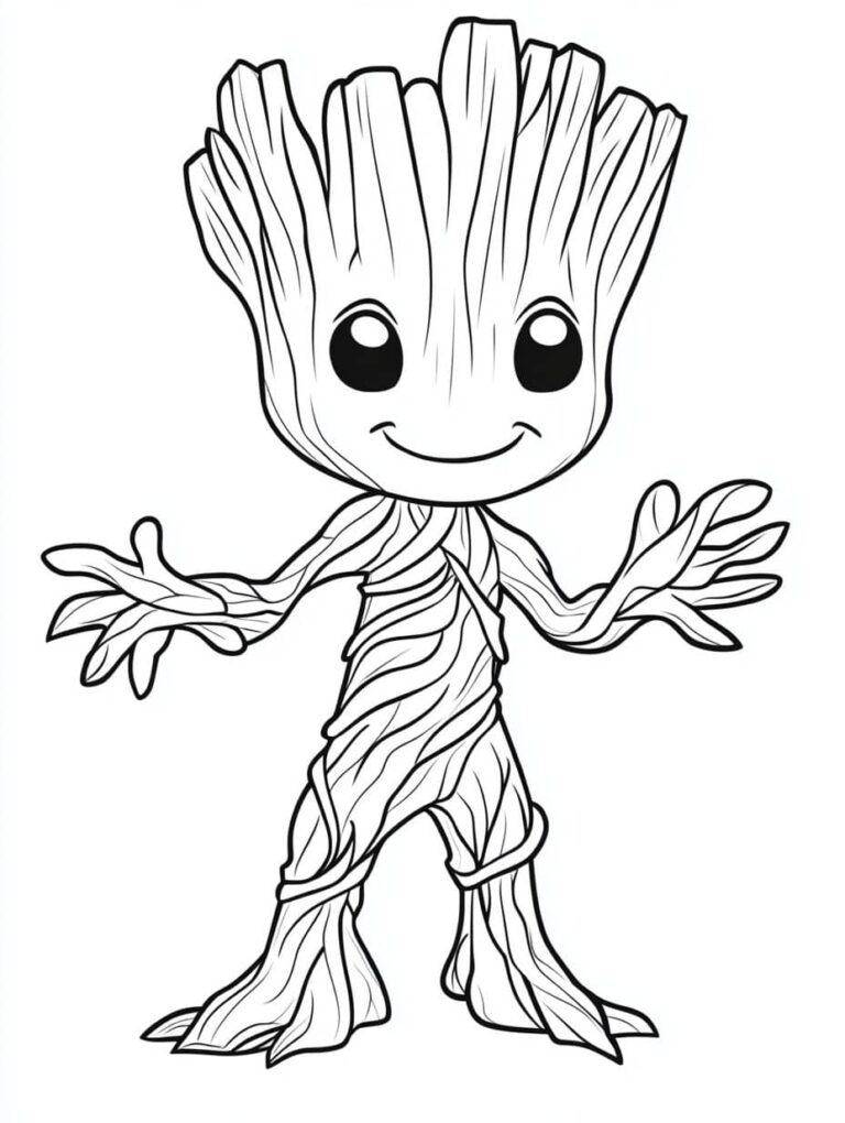 Desenhos para colorir da Marvel para criar cenas de batalha ...