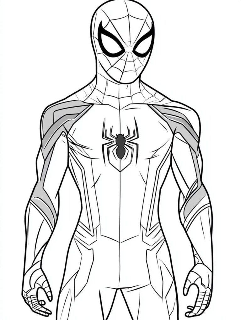 Dibujos para colorear de Miles Morales para fans - Coloriageenfants.com