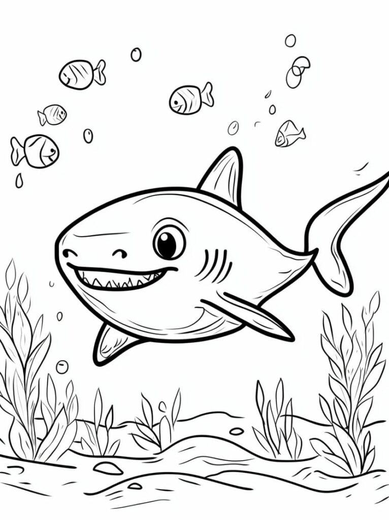Coloriage Océan pour Enfants - Coloriageenfants.com