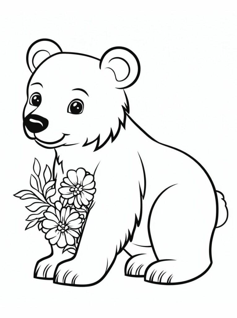 Magie du Coloriage Ours - Coloriageenfants.com