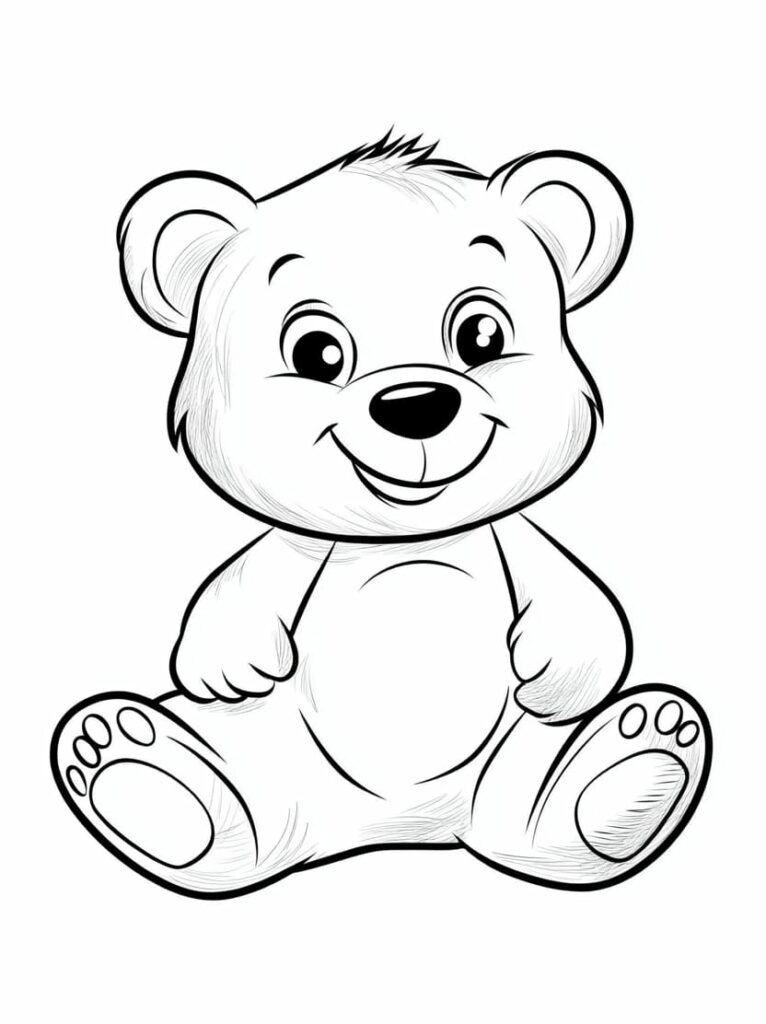 Magie du Coloriage Ours - Coloriageenfants.com