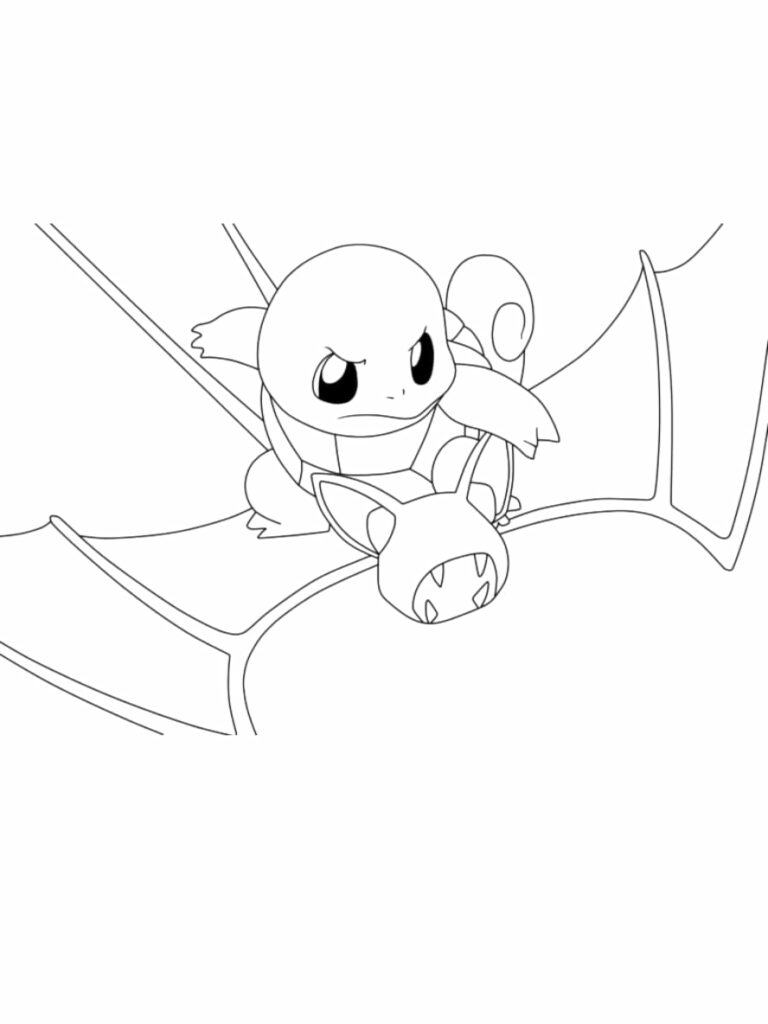 Aventures en Carapuce Coloriage - Coloriageenfants.com