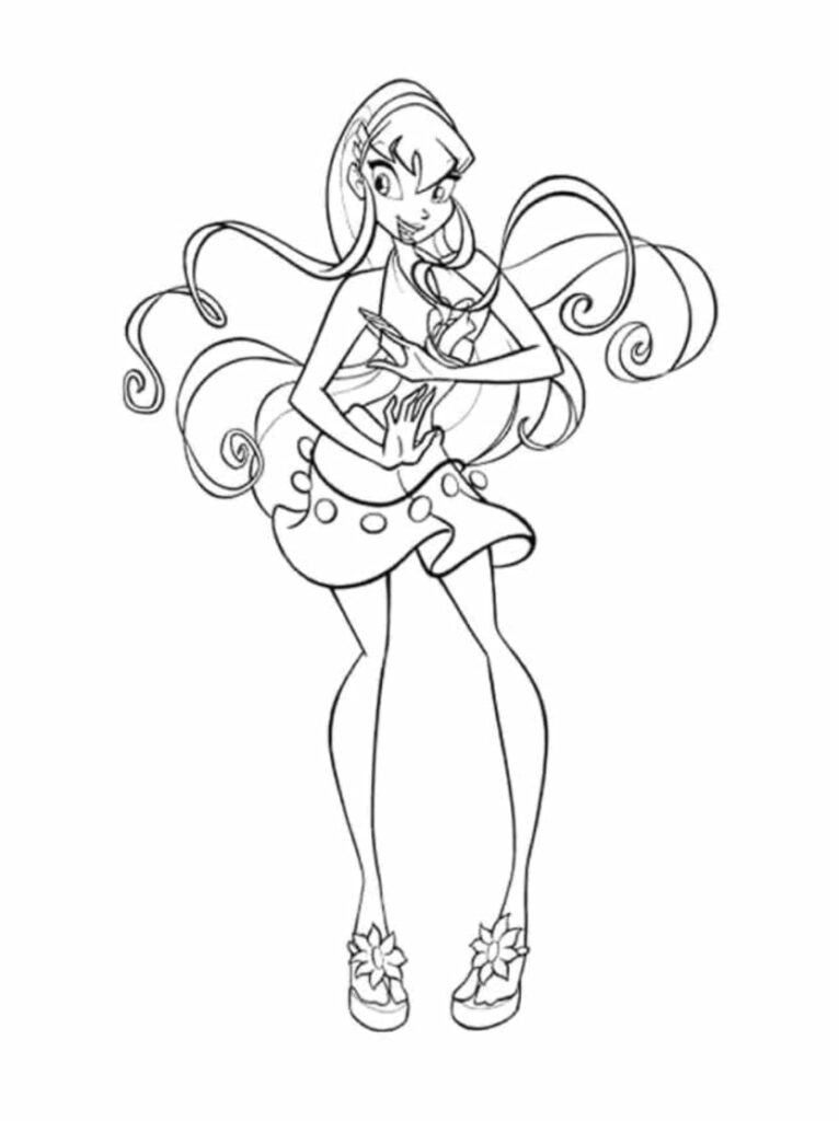 Winx Magic Coloring Pages - Coloriageenfants.com