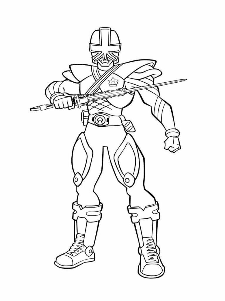 Explora las páginas para colorear de los Power Rangers ...