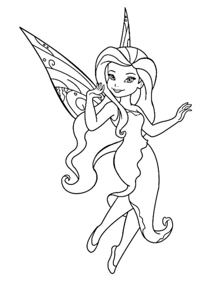Coloriage Fée Magique pour Petits - Coloriageenfants.com