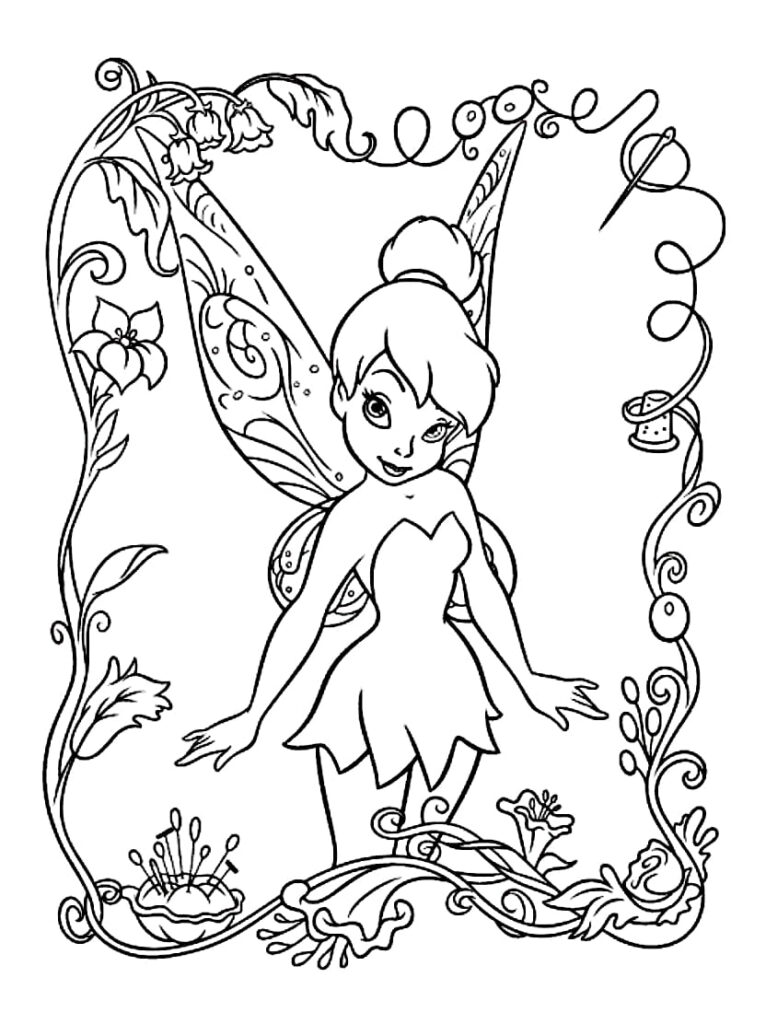 Coloriage Fée Magique pour Petits - Coloriageenfants.com