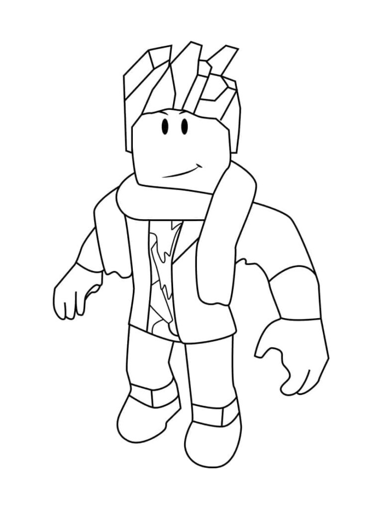 Coloriage Roblox et ses Univers Magiques - Coloriageenfants.com
