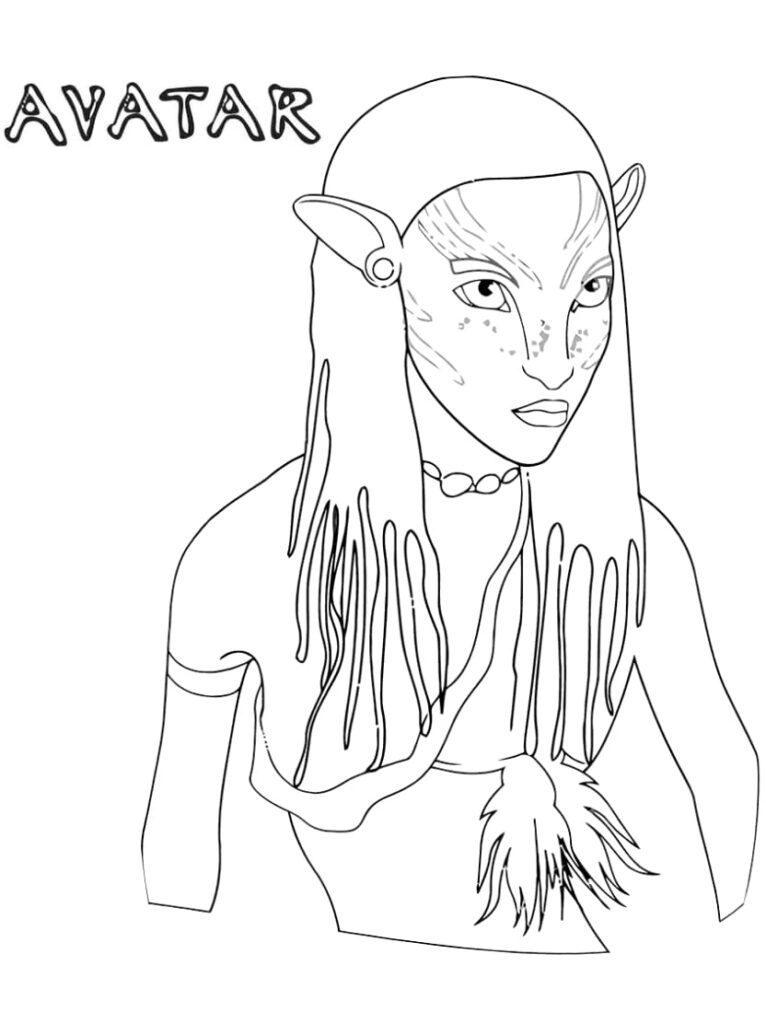 Descubre la página para colorear de Avatar y sus fantásticos paisajes ...
