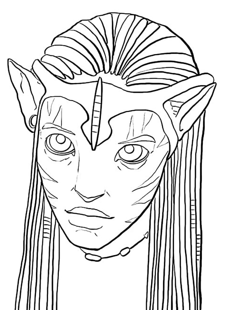 Descubre la página para colorear de Avatar y sus fantásticos paisajes ...