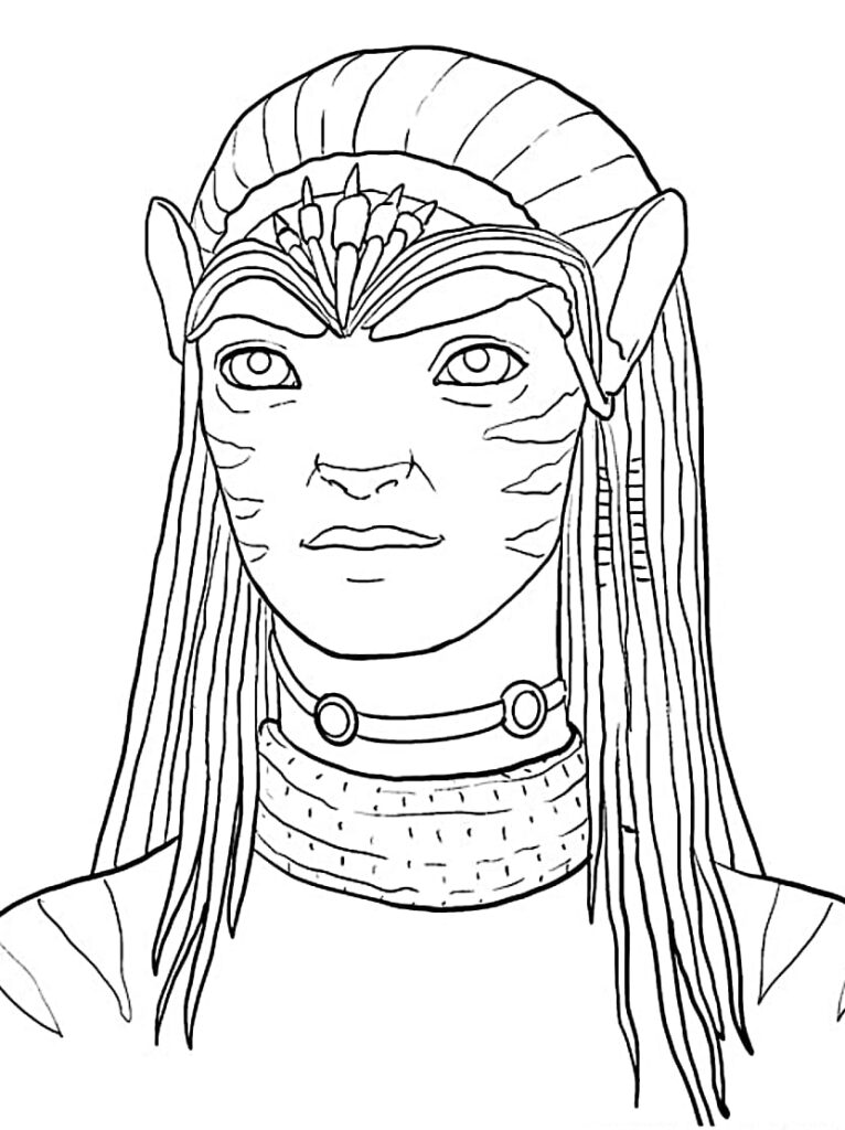 Descubre la página para colorear de Avatar y sus fantásticos paisajes ...