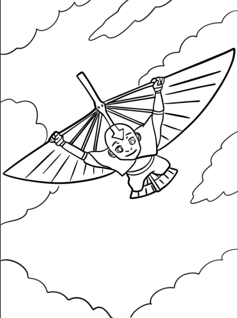 Descubre la página para colorear de Avatar y sus fantásticos paisajes ...