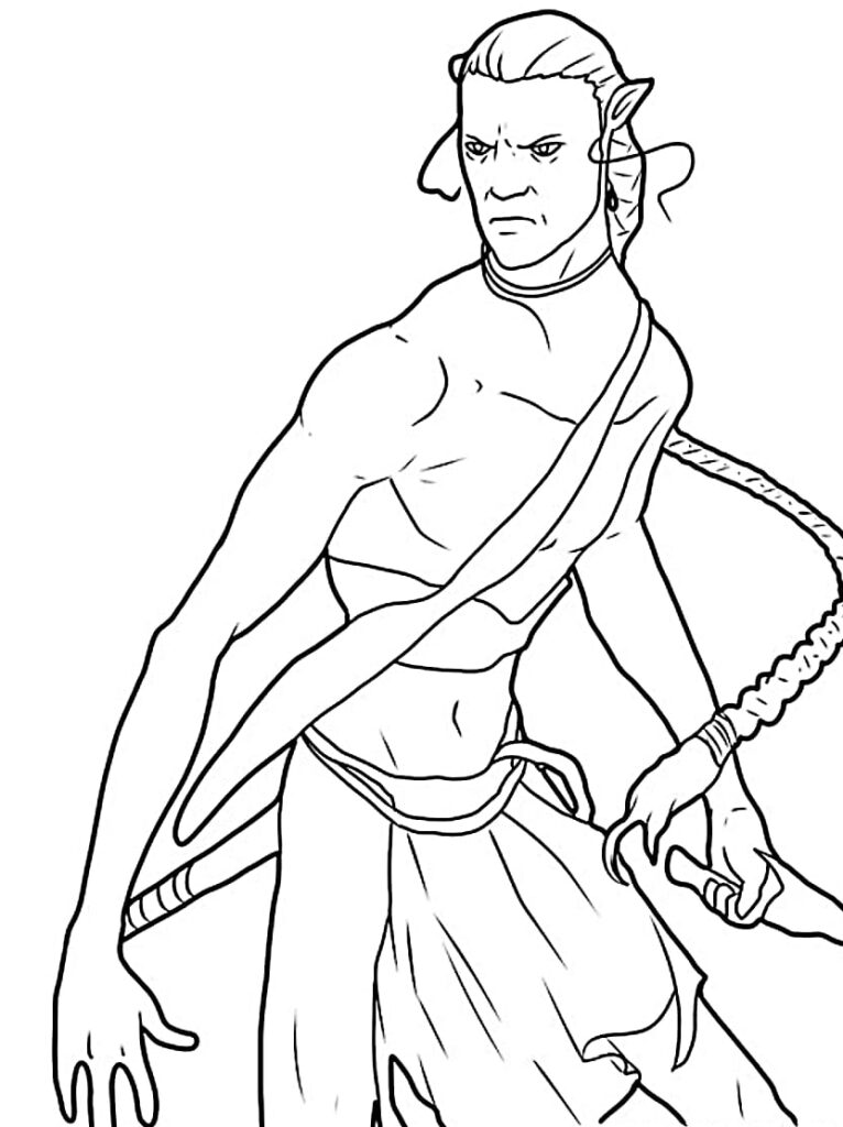 Découvrez le coloriage Avatar et ses paysages fantastiques ...