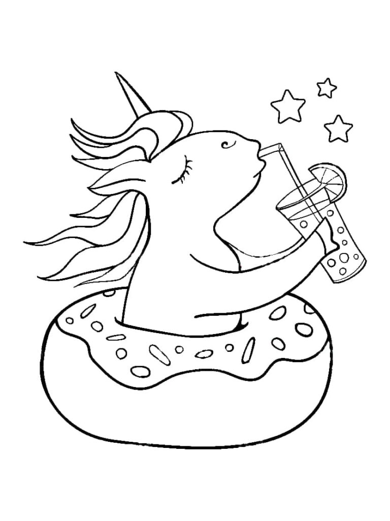 Dibujos para colorear de donuts para momentos dulces y creativos ...