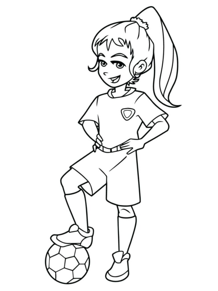 Coloriage football pour les fans de sport - Coloriageenfants.com