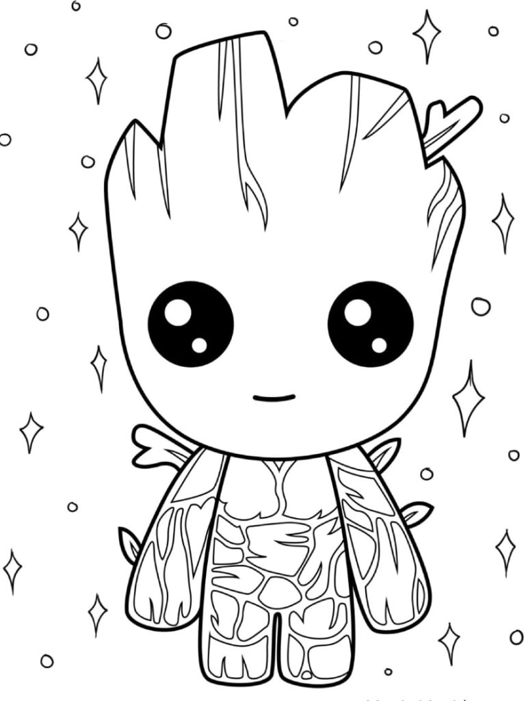 Créez votre propre Coloriage Groot - Coloriageenfants.com