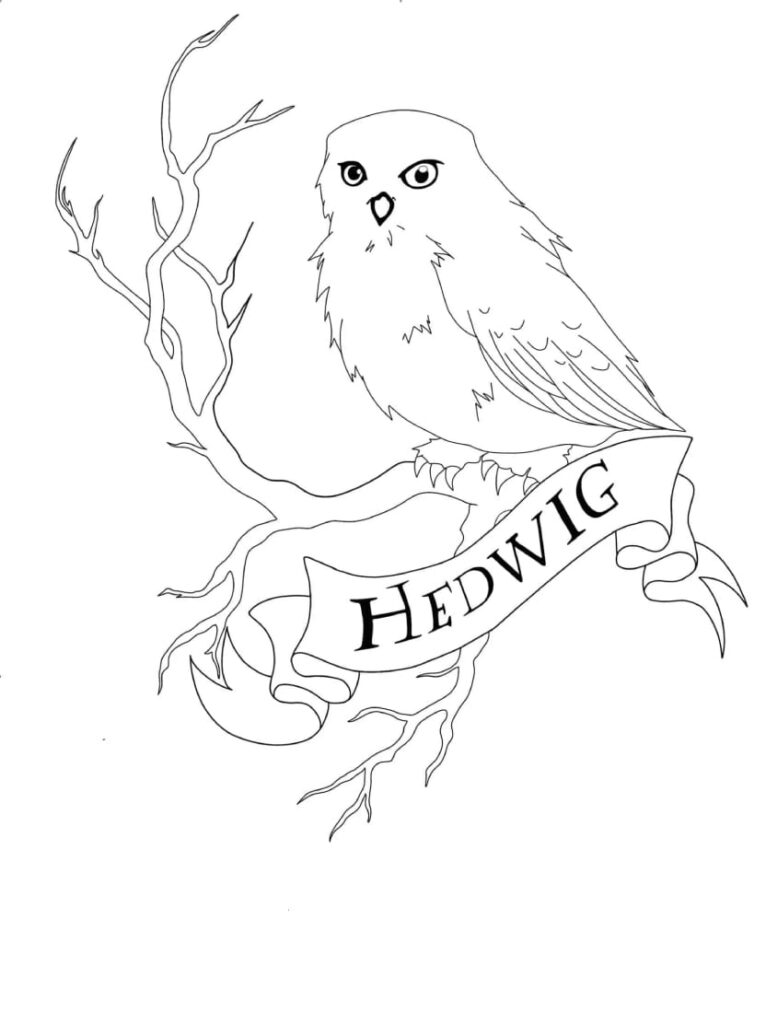 Coloriage Harry Potter à Poudlard - Coloriageenfants.com
