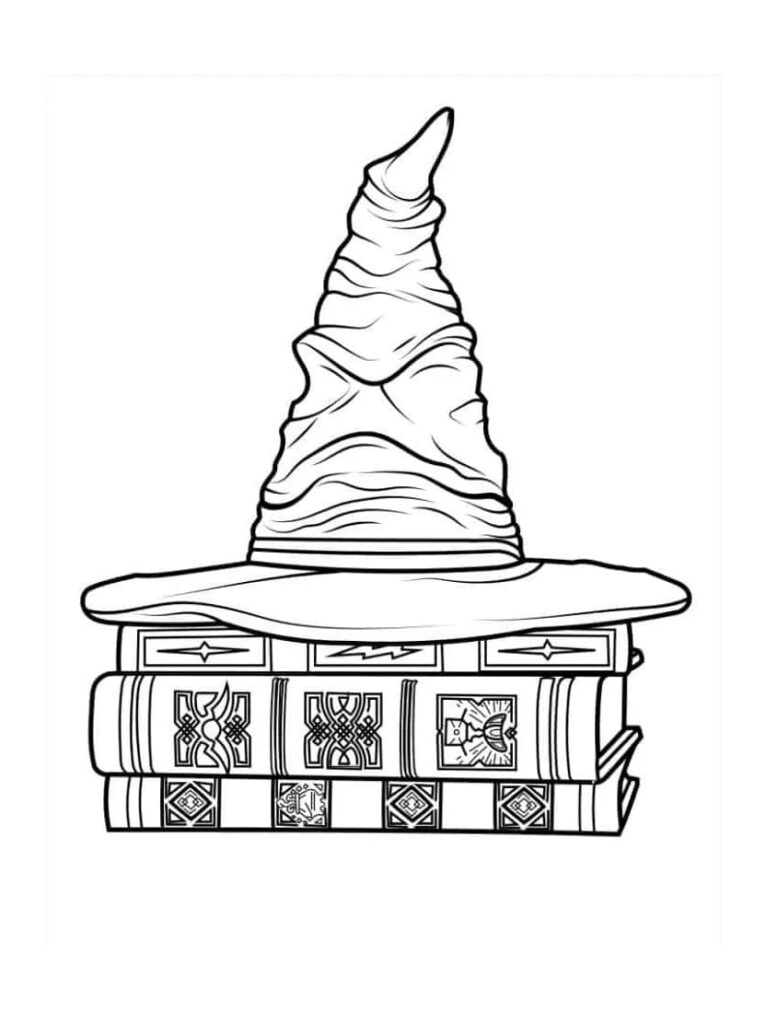Coloriage Harry Potter à Poudlard - Coloriageenfants.com