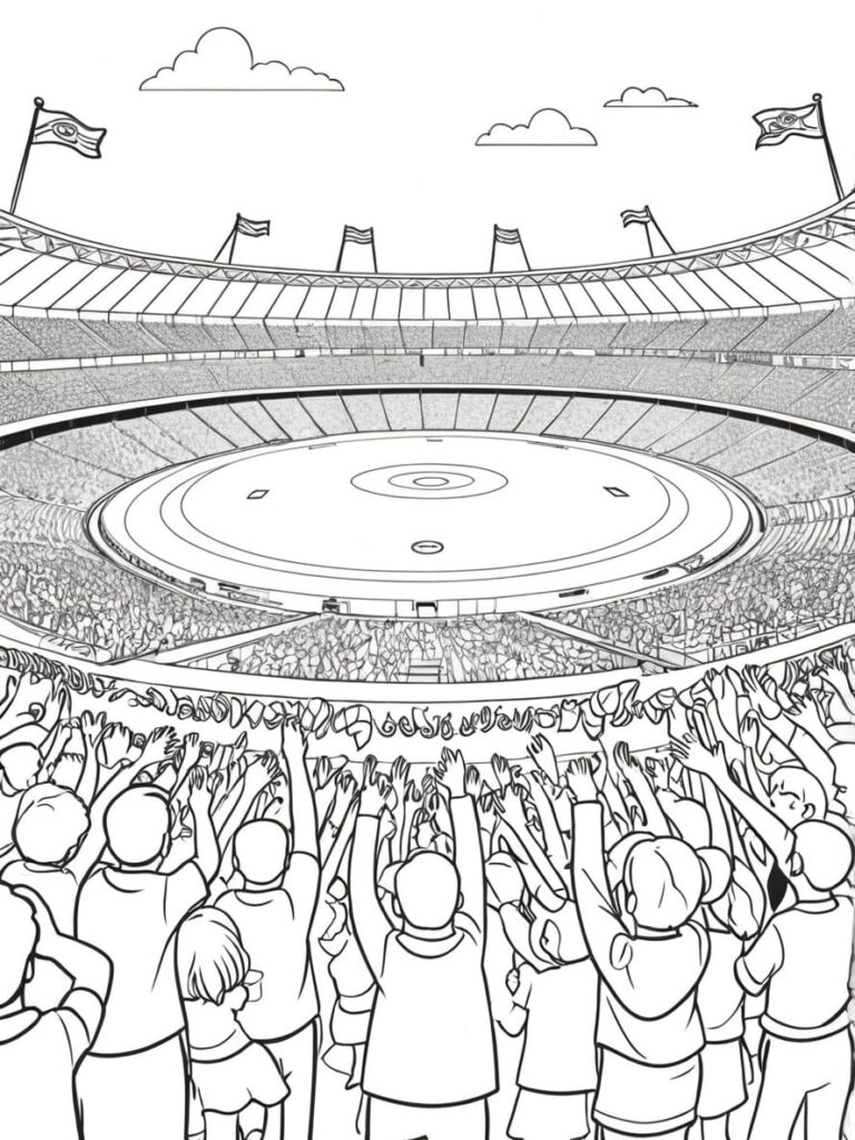 Coloriage Jeux Olympiques 2024 pour les enfants sportifs - Coloriageenfants.com