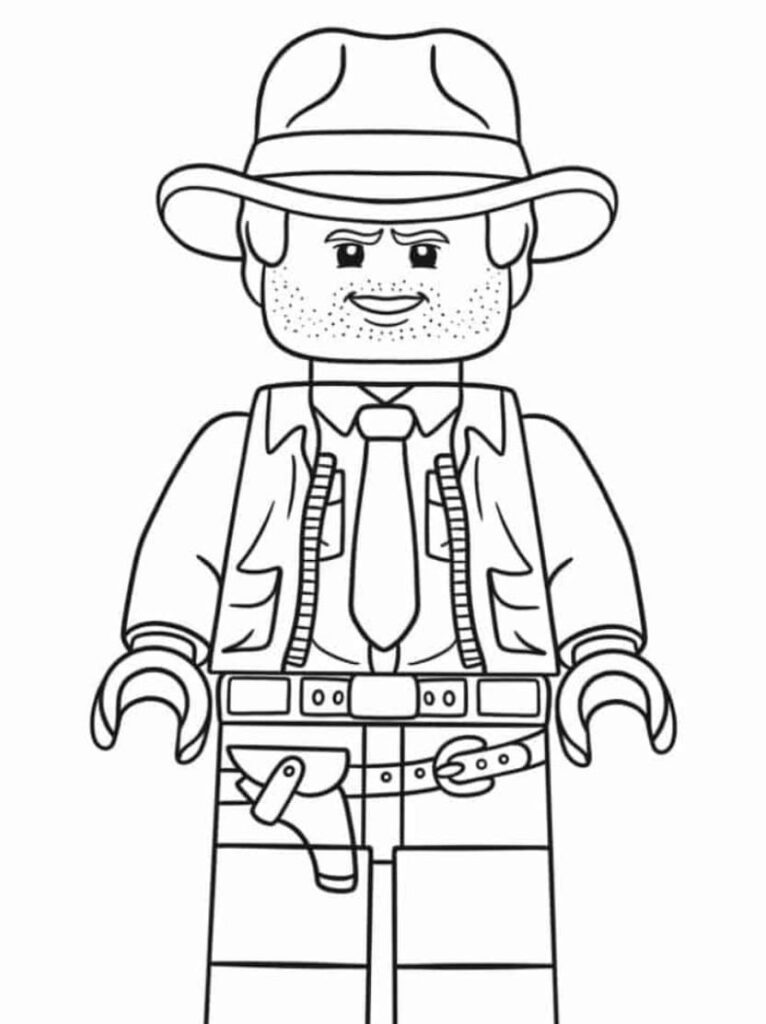 Dibujos para colorear y aventuras con Lego - Coloriageenfants.com