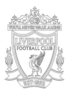 Coloring Pages Football Logo of the most famous clubs ...