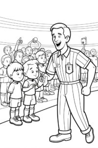 Coloriage Rugby et ses moments épiques - Coloriageenfants.com