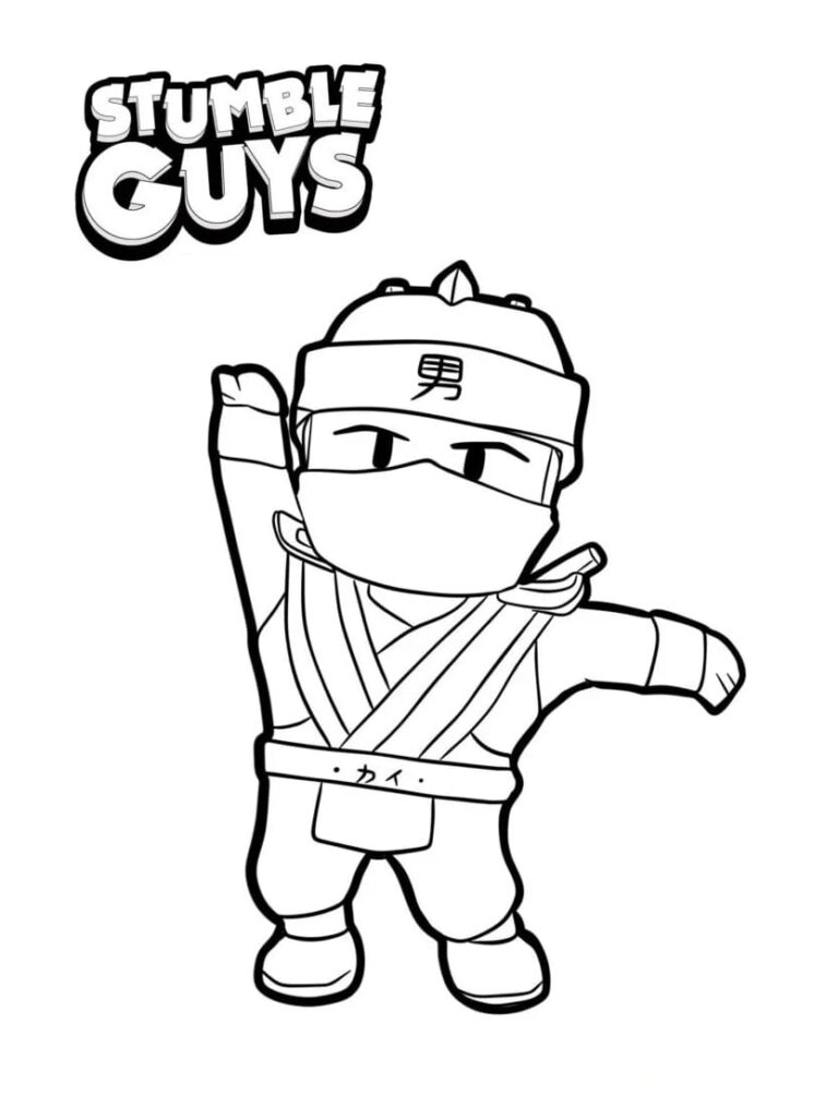 Dibujos para colorear de Stumble Guys para niños - Coloriageenfants.com