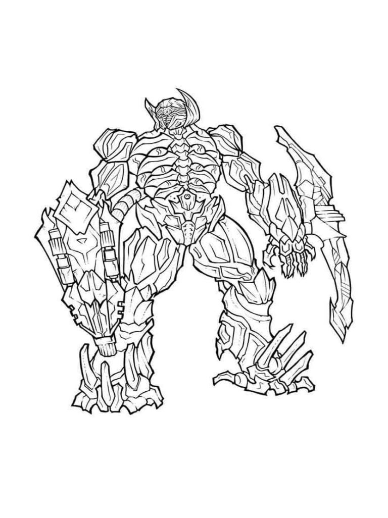 Coloriage Transformers pour petits fans de robots - Coloriageenfants.com