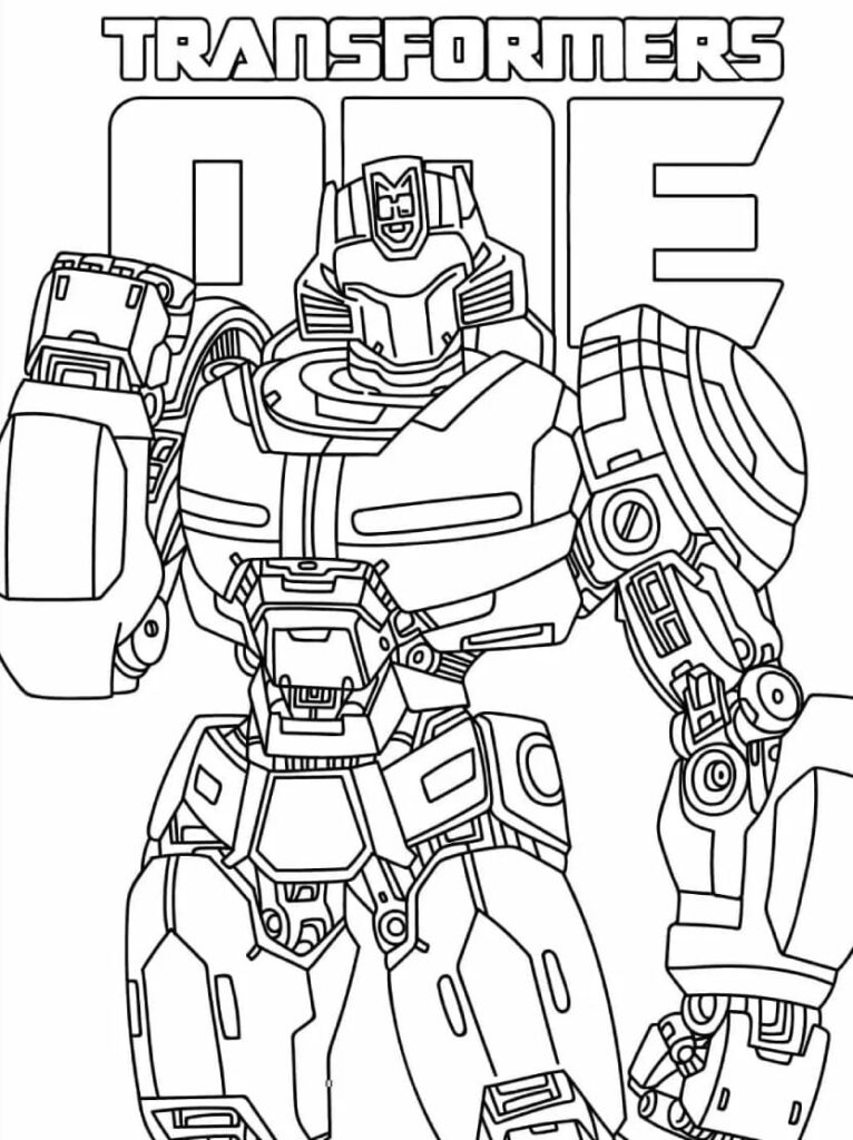 Coloriage Transformers pour petits fans de robots - Coloriageenfants.com