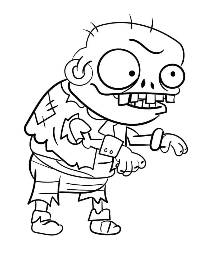 Dibujos para colorear de zombies y monstruos - Coloriageenfants.com