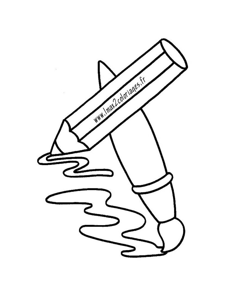 Le coloriage crayon pour une explosion de couleurs - Coloriageenfants.com