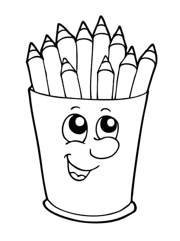 Le coloriage crayon pour une explosion de couleurs - Coloriageenfants.com