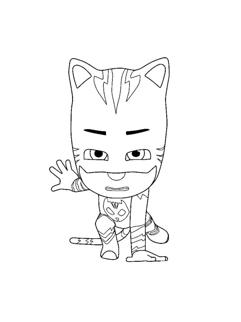 Coloriage Pyjamasque pour les petits super-héros - Coloriageenfants.com