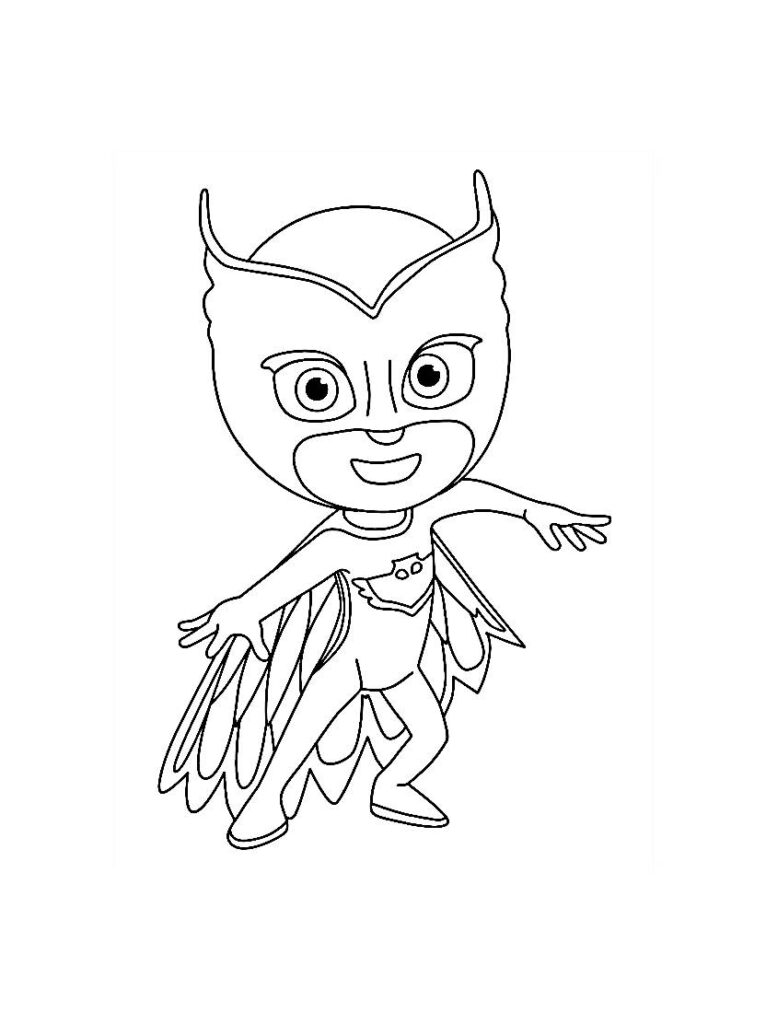 Coloriage Pyjamasque pour les petits super-héros - Coloriageenfants.com