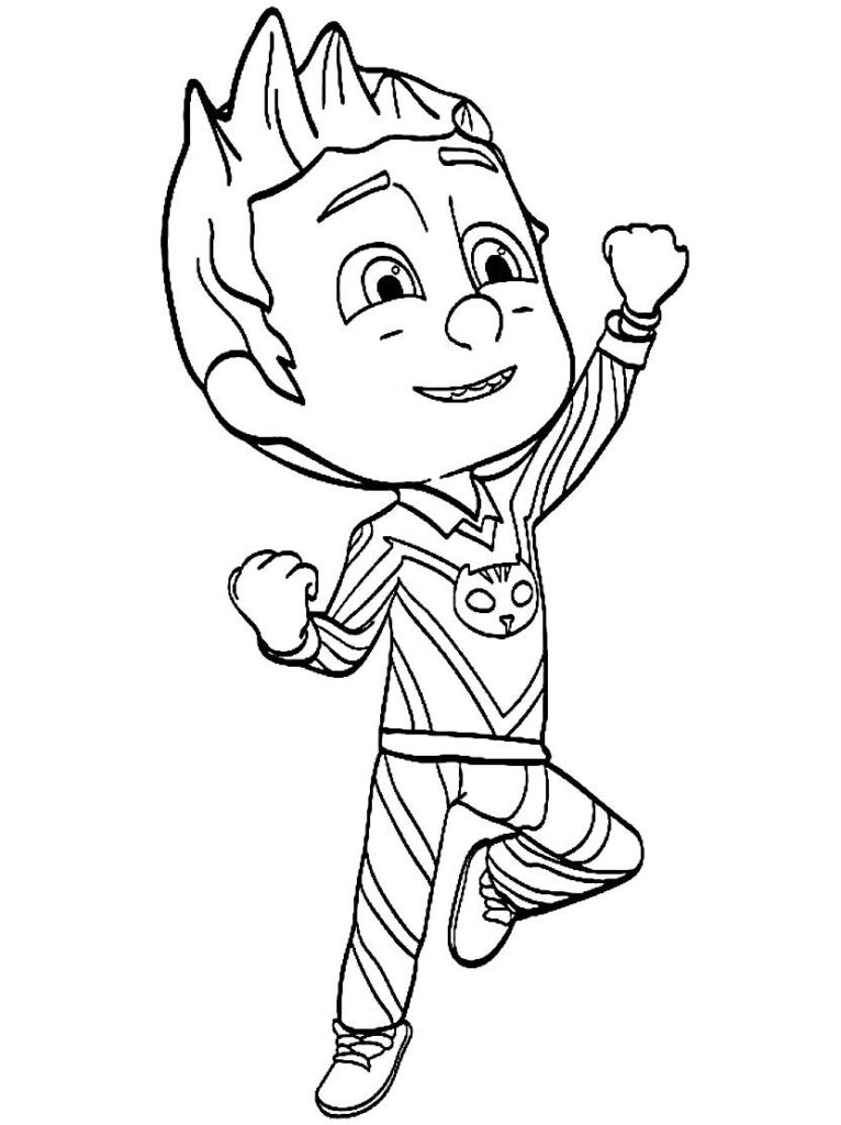 Coloriage Pyjamasque pour les petits super-héros - Coloriageenfants.com