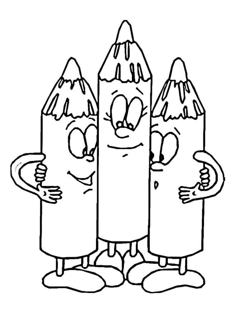 Le coloriage crayon pour une explosion de couleurs - Coloriageenfants.com